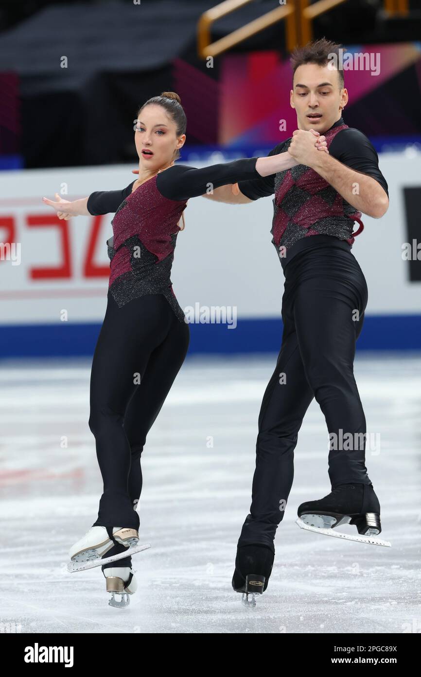 Saitama, Japan. 22nd Mar, 2023. Federica Simioli & Alessandro Zarbo ...
