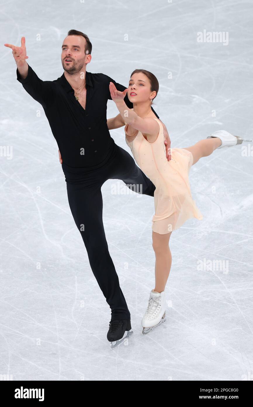 Saitama, Japan. 22nd Mar, 2023. Alisa Efimova & Ruben Blommaert (GER ...