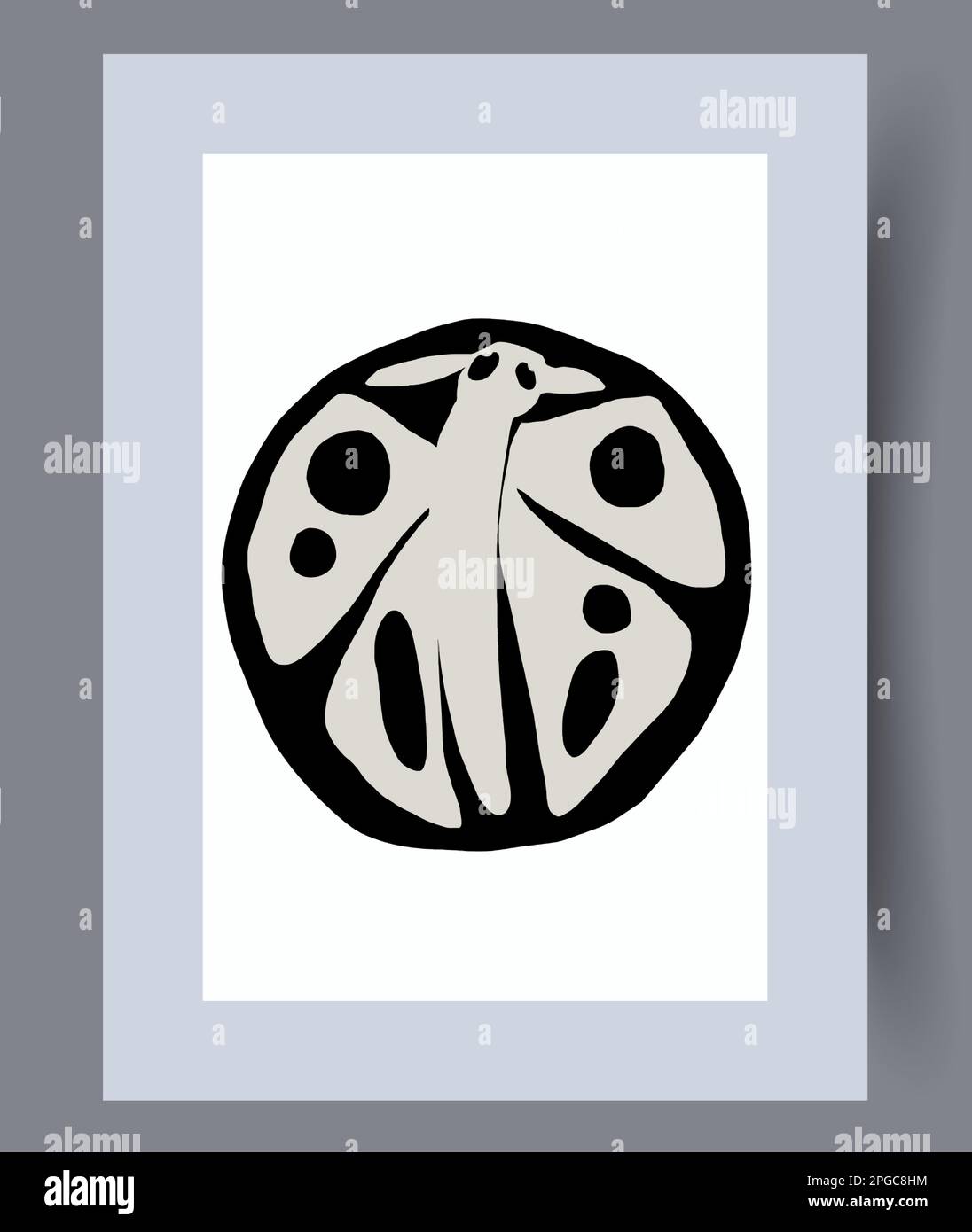 Minimalist moth Stock Vector Images - Alamy