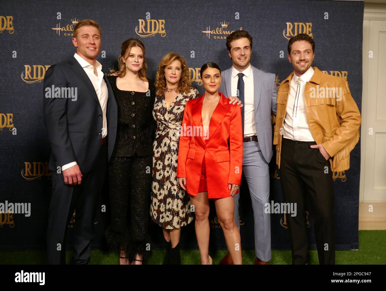 West Hollywood, California, USA 21st March 2023 (L-R) Actor Tyler Jacob ...
