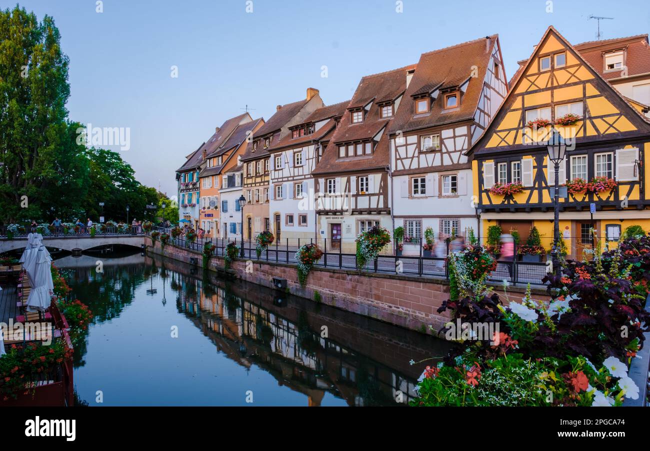 Colmar France July 2021, Beautiful view of the colorful romantic city ...