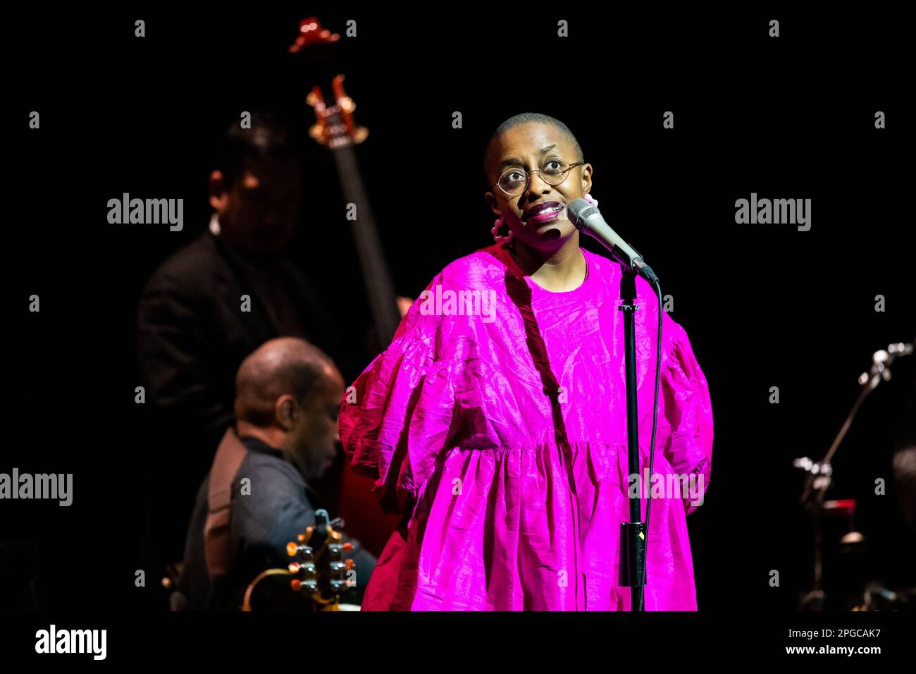 American singer cecile mclorin salvant hi-res stock photography and ...