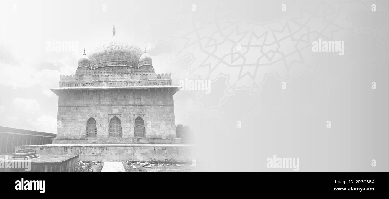 Ramadan Kareem simple minimalism soft grey background. Greeting for ...