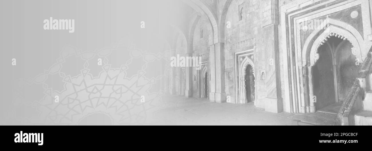 Ramadan Kareem simple minimalism soft grey background. Greeting for ...