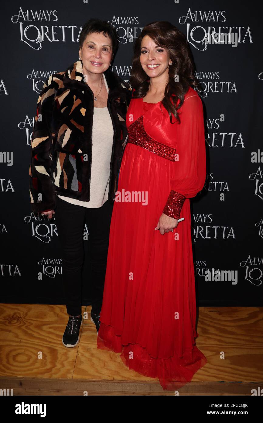 Nashville, TN. March 21, 2023, Nancy Jones and Emily Portman arriving ...