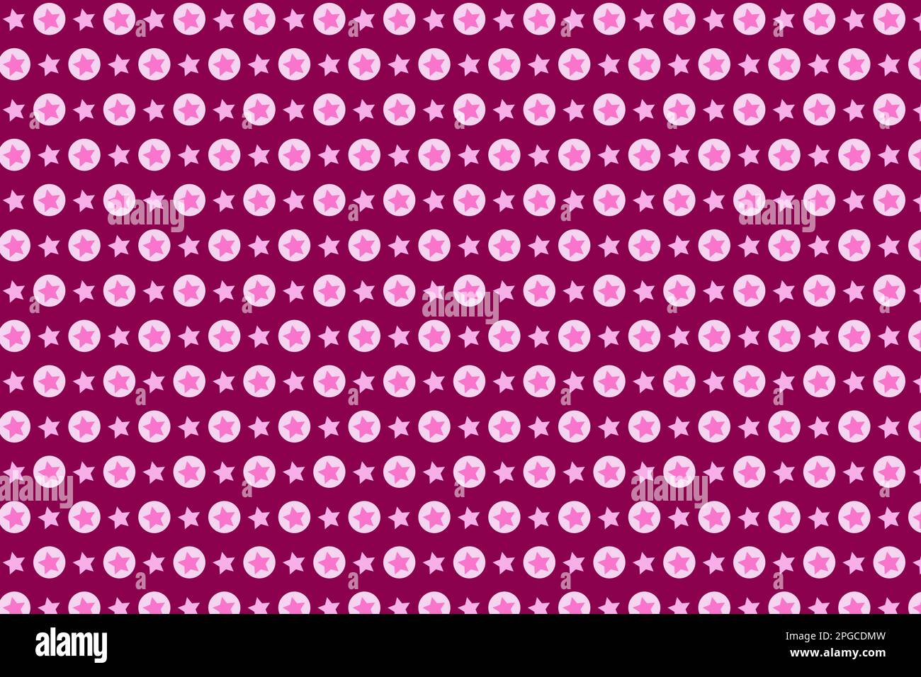 Pattern with star-patterned geometric elements in pink tones. vector ...