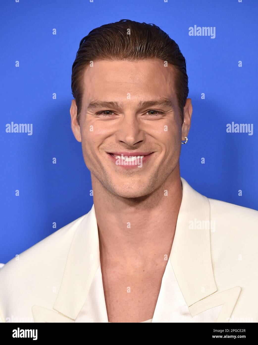 Hollywood, CA.21/03/2023, Matthew Nosza arriving at the Fashion Trust ...