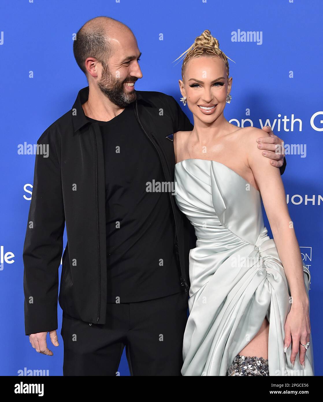 Hollywood, CA.21/03/2023, Christian Richard and Christine Quinn ...