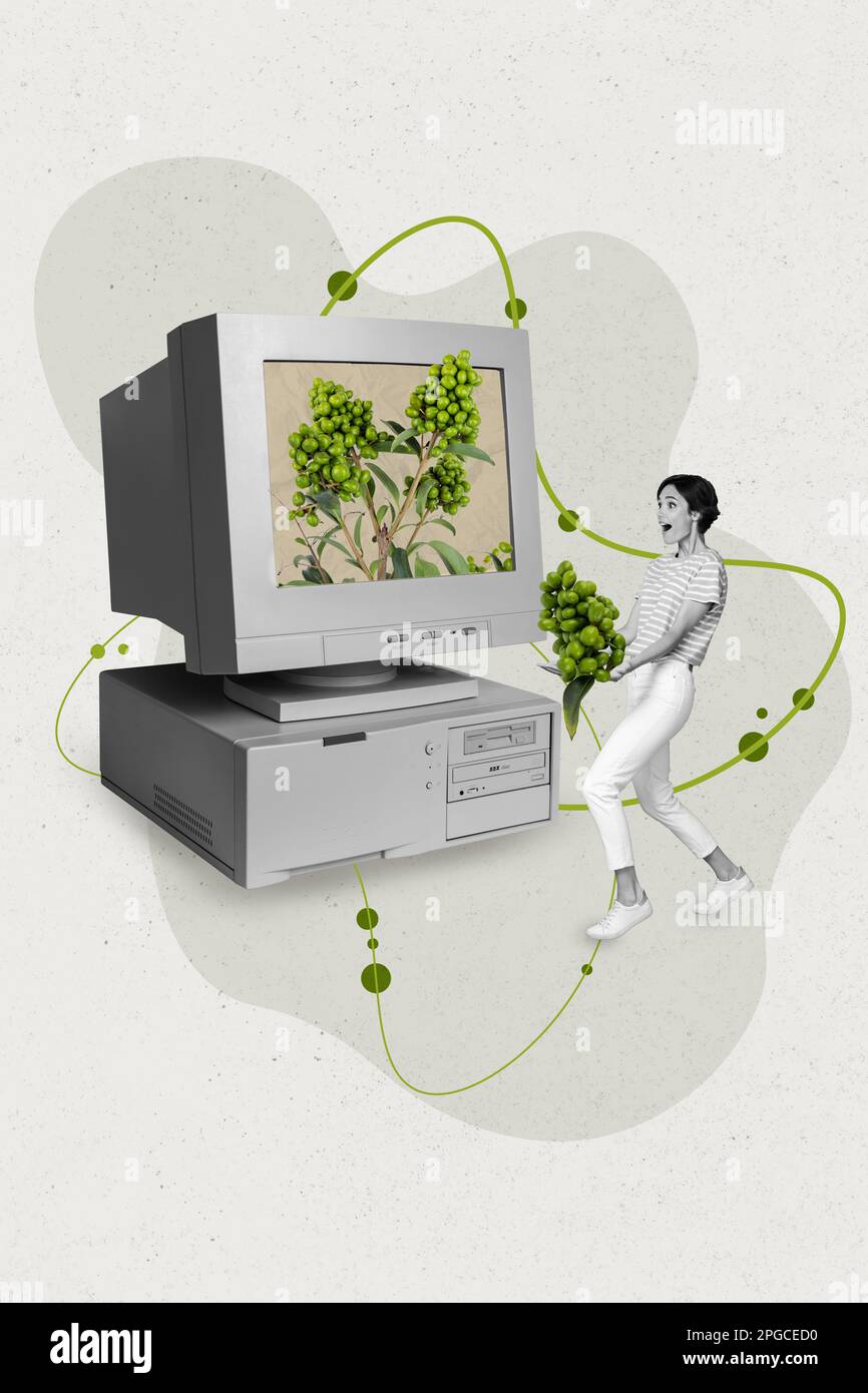 Creative collage advertisement download new application for computers ...