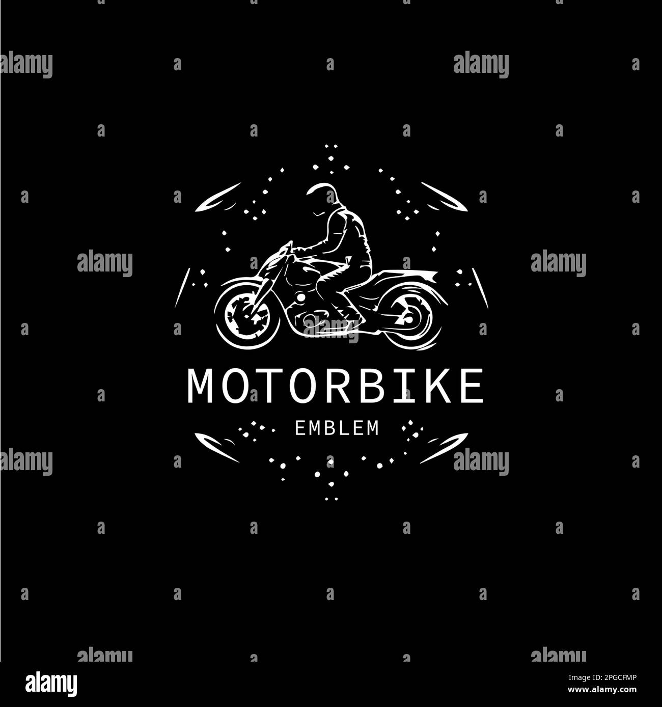 Motorbiker Stock Vector Images - Alamy