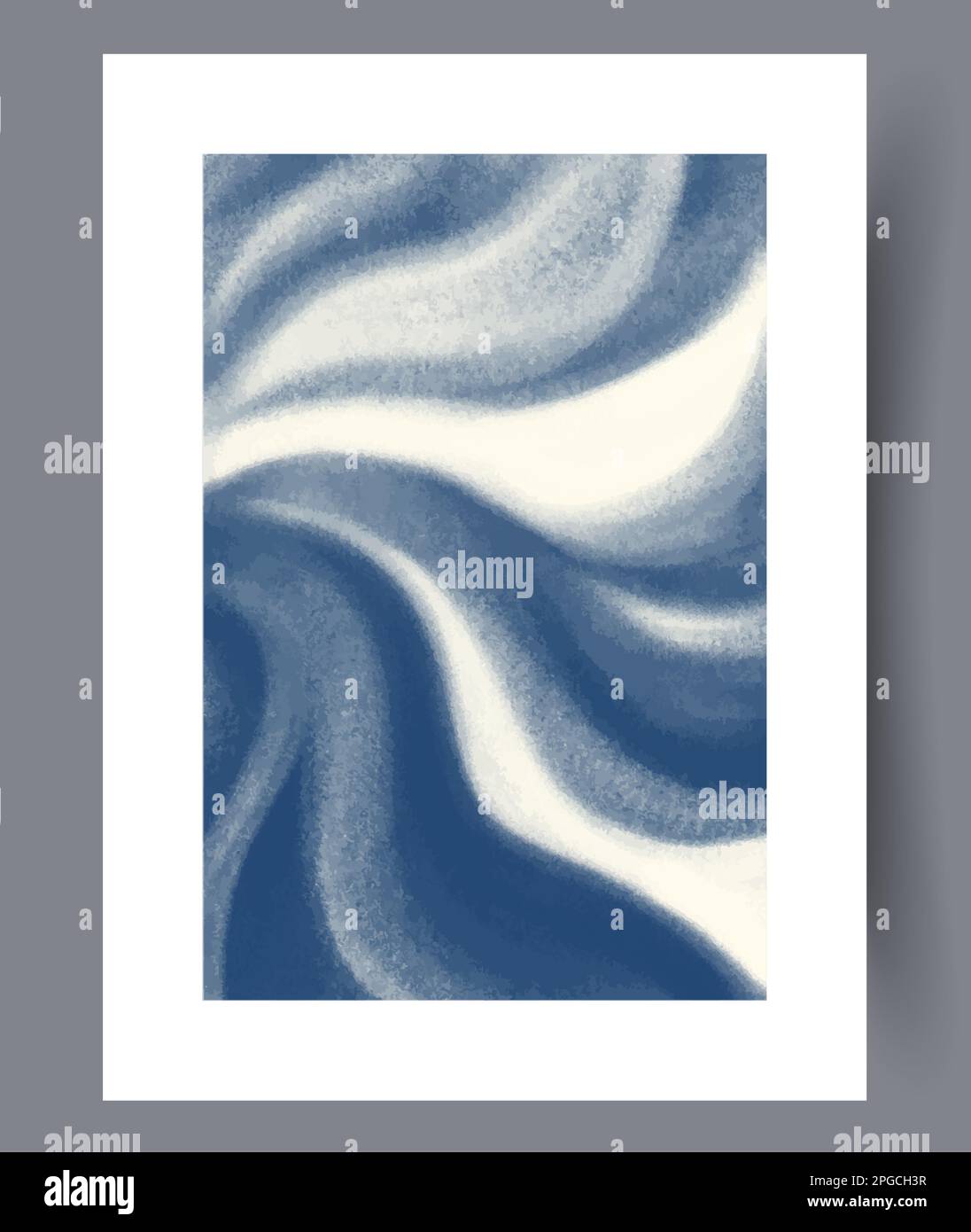 Abstract stripes wavy vortex wall art print Stock Vector Image & Art ...