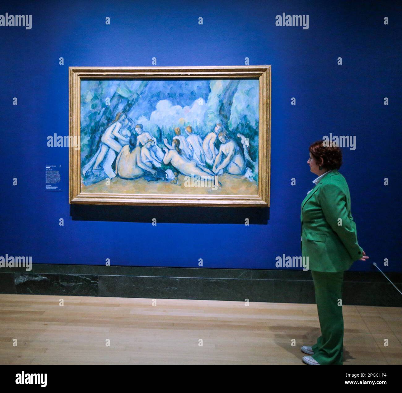 London, UK. 22nd Mar, 2023. The Bathers Paul Cezanne,1894-1905 The ...