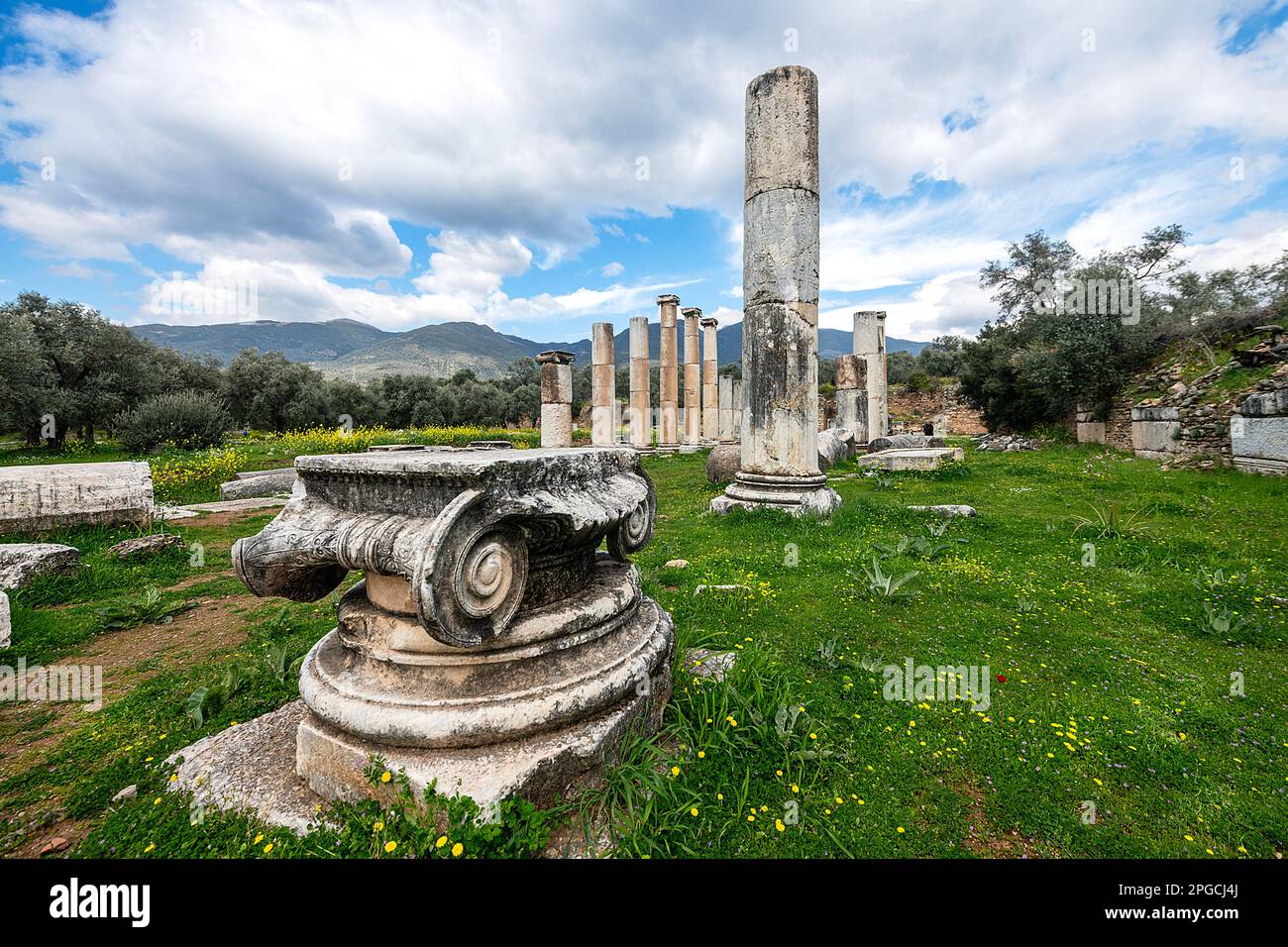 Nysa Ancient City history BC. It is based on the 3rd century. It was ...