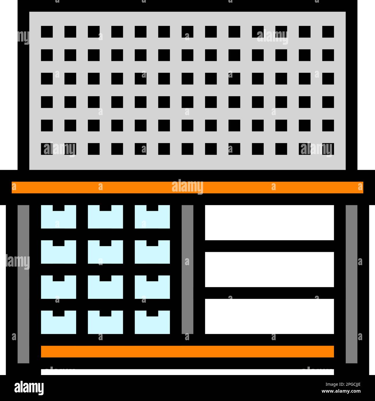 garage organizer tool color icon vector illustration Stock Vector Image ...