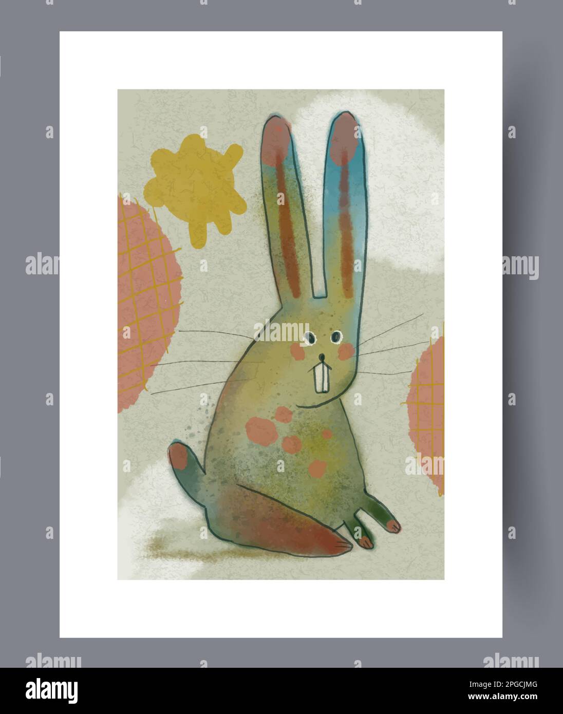 Rabbit for print design hi-res stock photography and images - Alamy