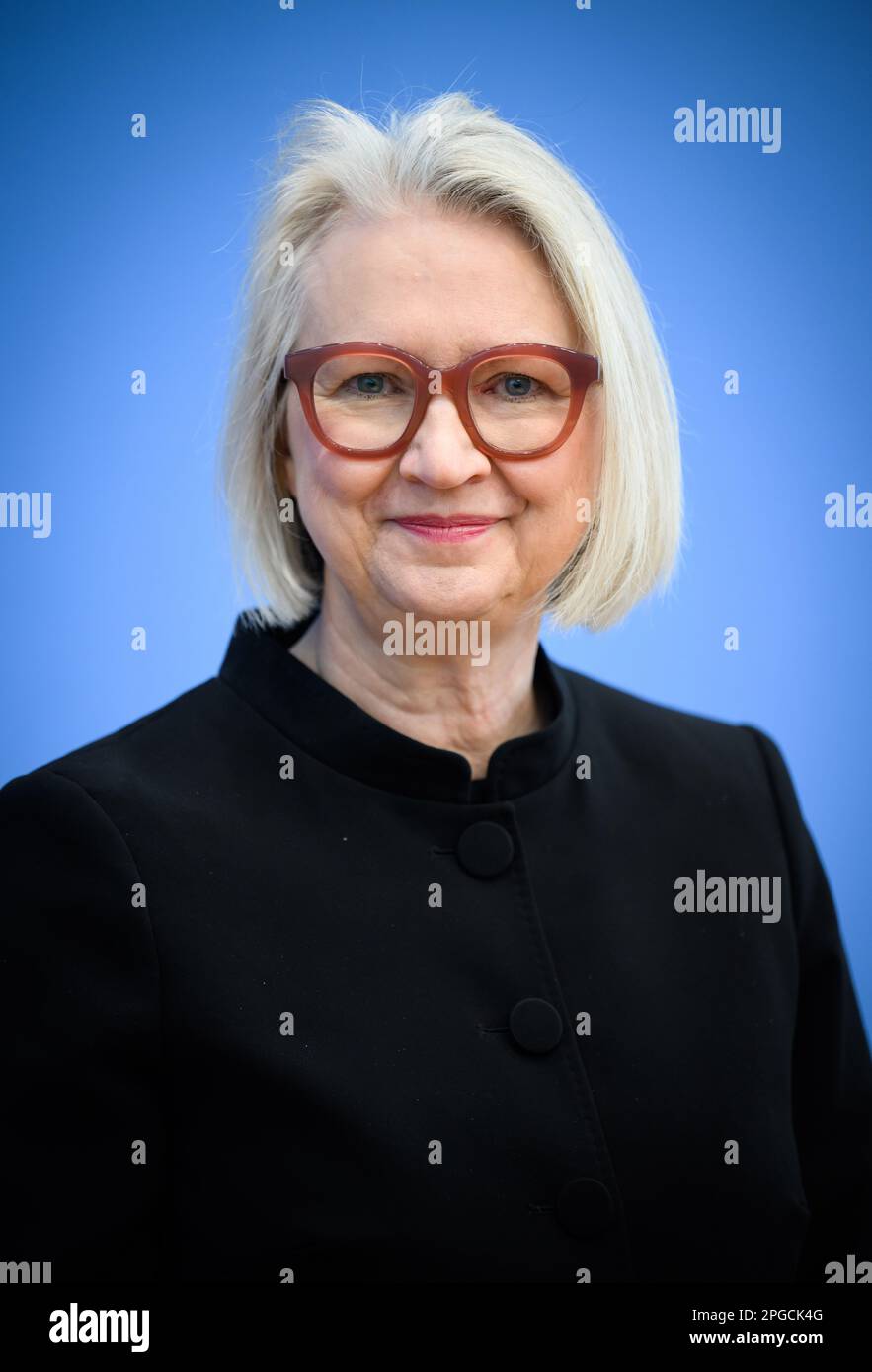 Berlin, Germany. 22nd Mar, 2023. Monika Schnitzer, member of the German ...