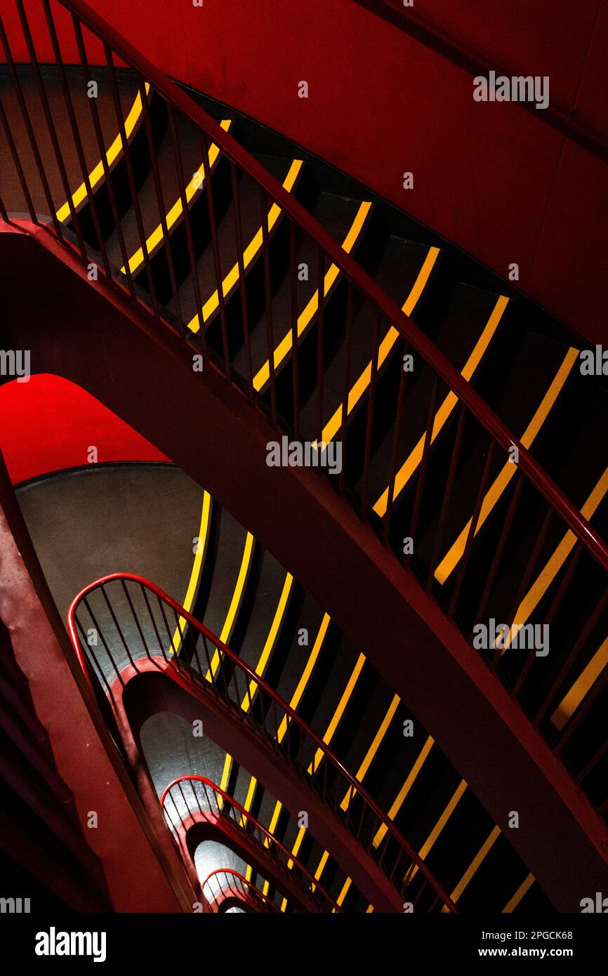 High-angle shot of an impressive grand national theatre featuring a ...