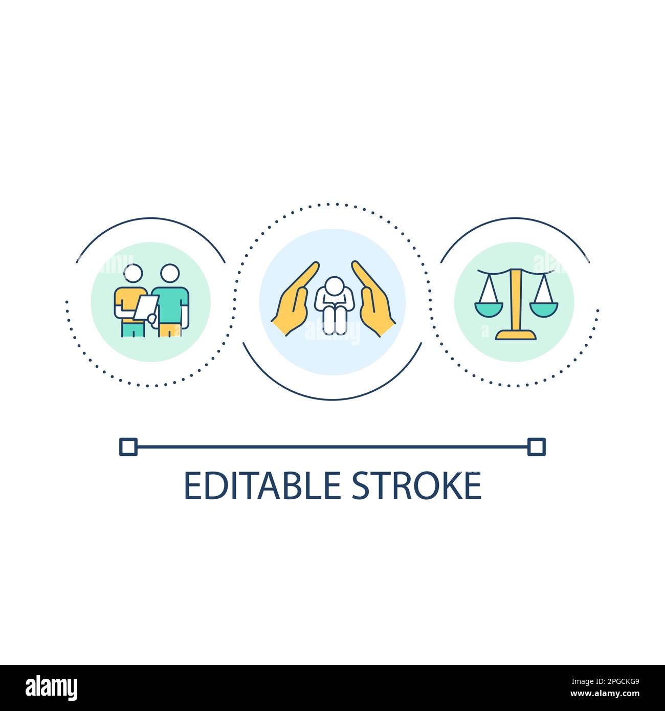 Crime victim support Stock Vector Images - Alamy