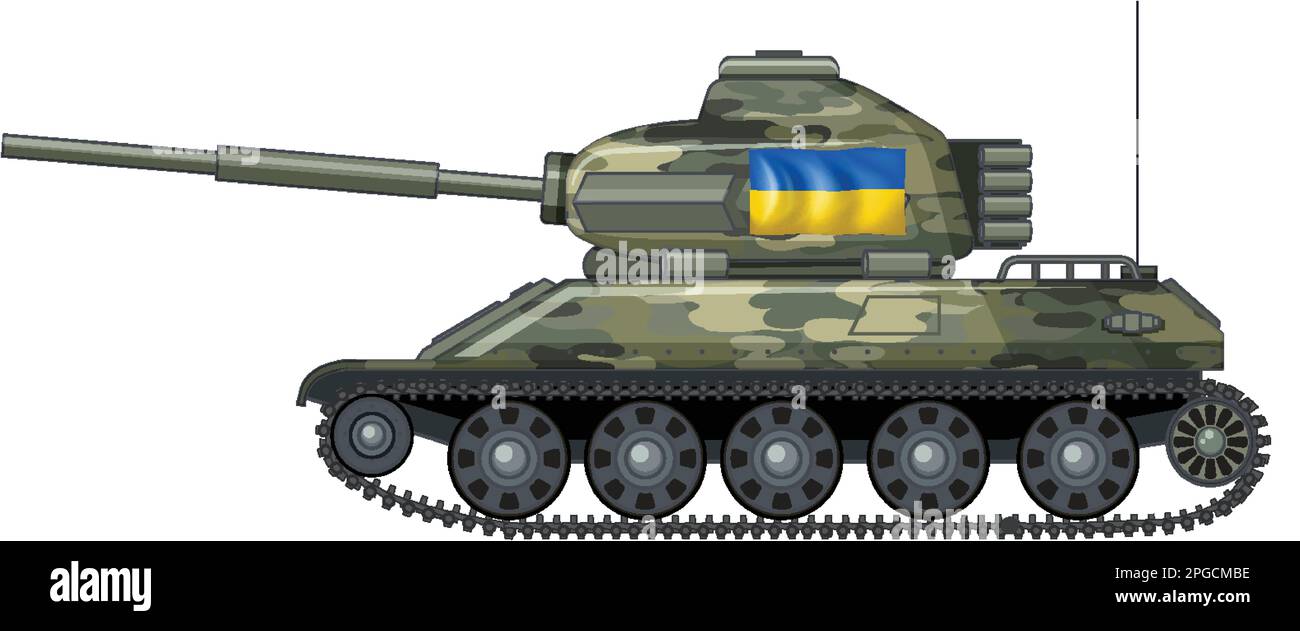 Isolated military army tank illustration Stock Vector Image & Art - Alamy