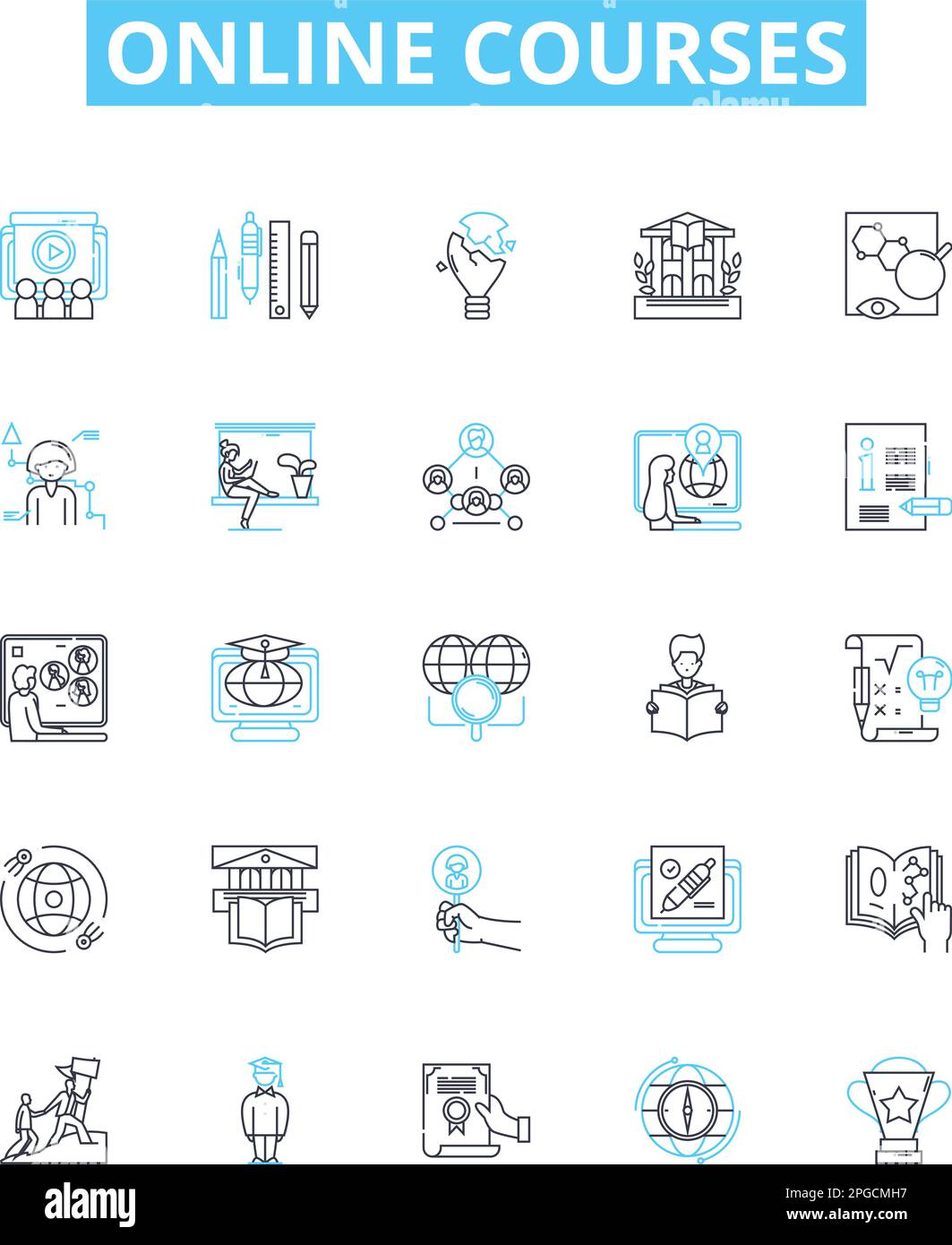 Coursera icon Stock Vector Images - Alamy