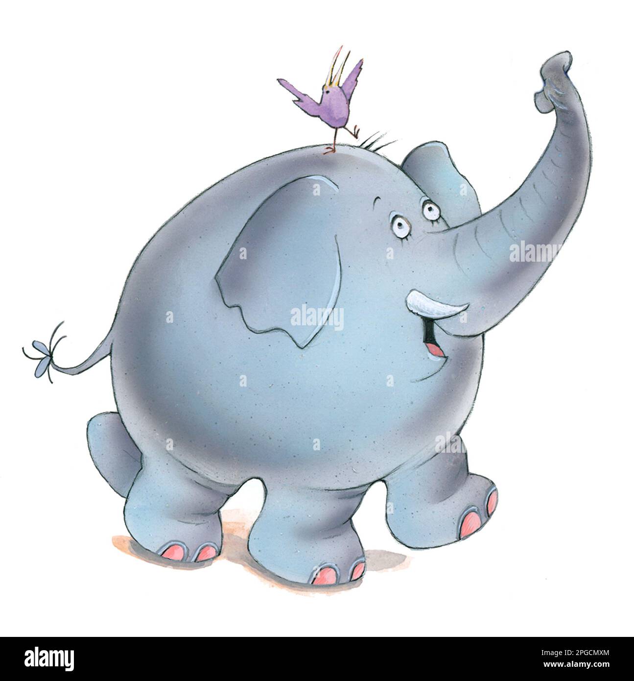 Cartoon elephant hi-res stock photography and images - Alamy