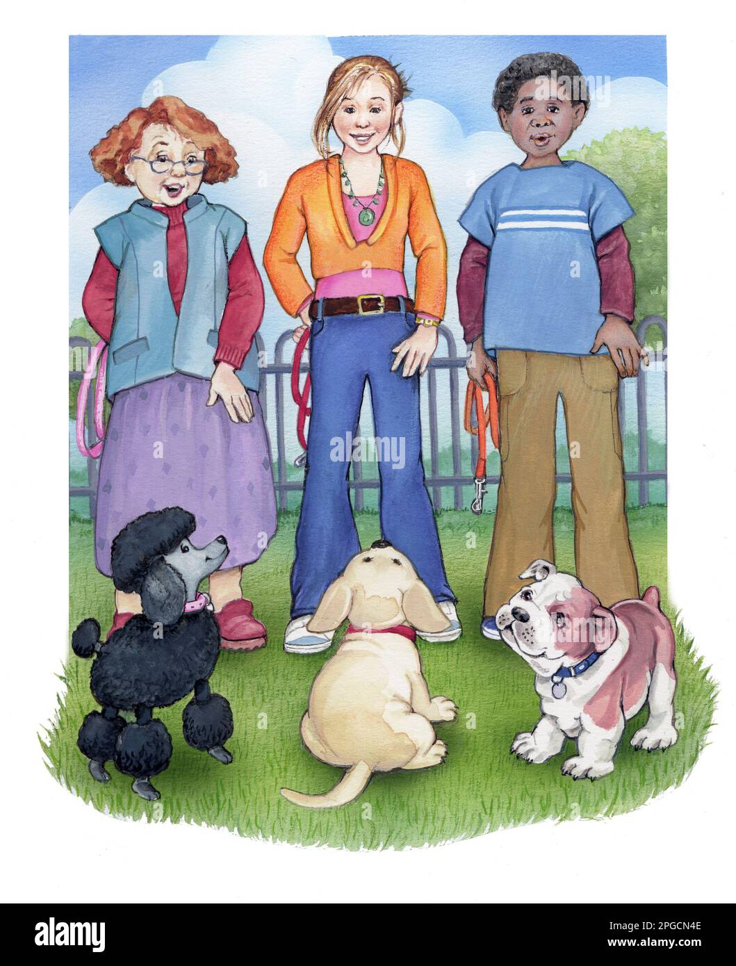 Puppy training school Stock Photo - Alamy