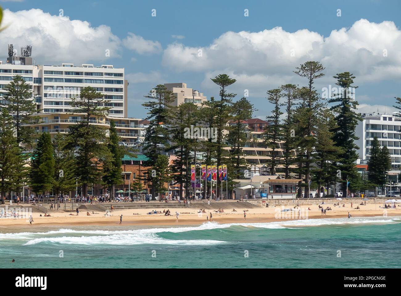 New South Wales in Australia: the resort town of Manly Stock Photo - Alamy