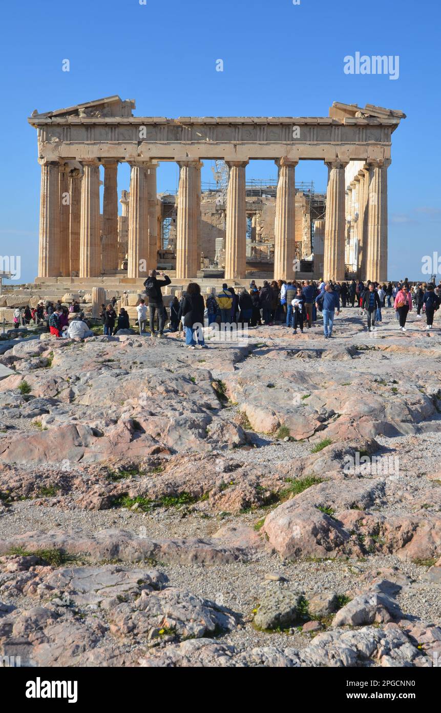 Greece, Athens, Acropolis, Parthenon Stock Photo - Alamy