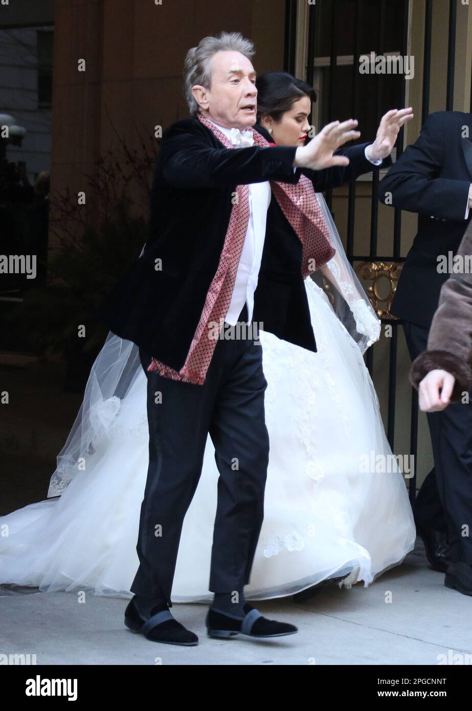 New York, NY, USA. 21st Mar, 2023. Martin Short on the set of Only ...