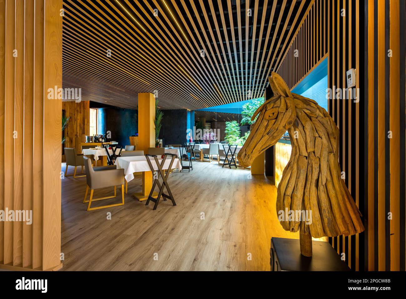 Bar restaurant interior architecture, Mediterranean design style ...