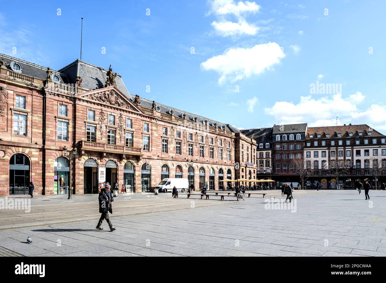 Strasbourg, France - Mar 20, 2023: The Aubette Building stands proudly ...