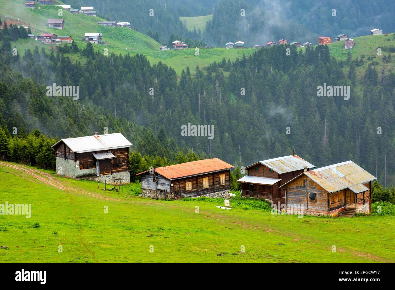 SAL PLATEAU in Camlihemsin district of Rize province. Kackar Mountains ...
