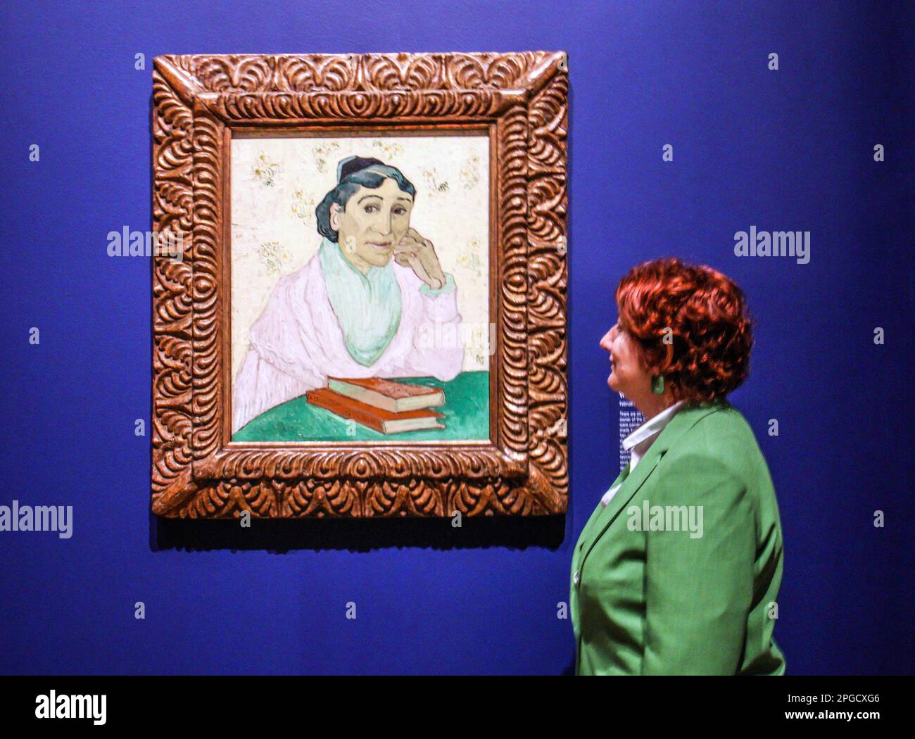 London, UK. , . Vincent van Gogh, Woman from Aries ,1890 With over a ...