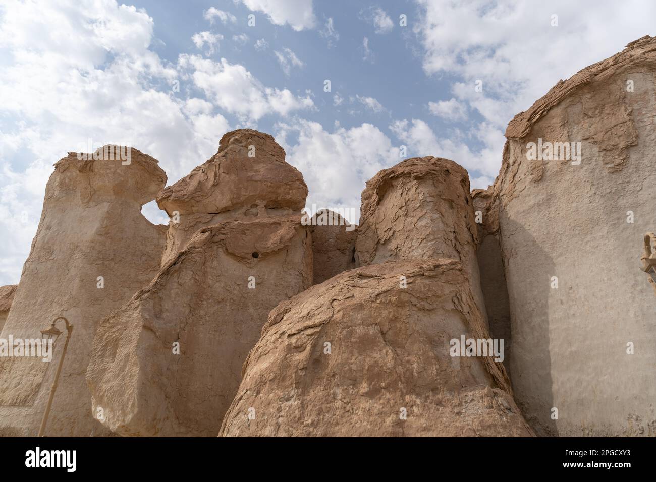 Al-Qarah Mountain or Jabal Al-Qarah, Al Hofuf Saudi Arabia Stock Photo ...