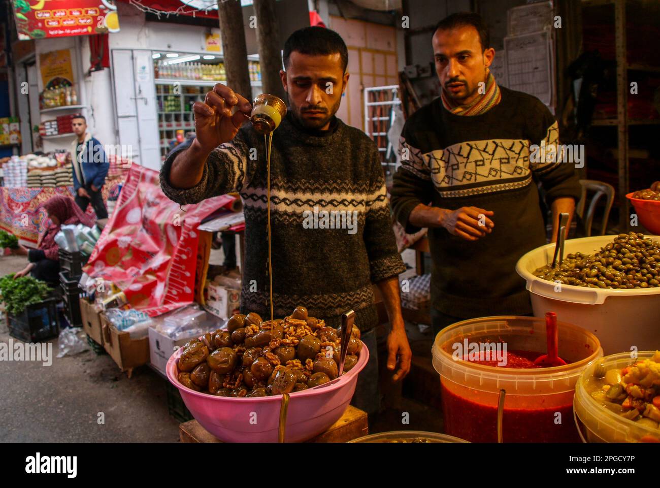 Gaza City, Gaza Strip, Palestine. 21st Mar, 2023. Gaza, Palestine. 21 ...