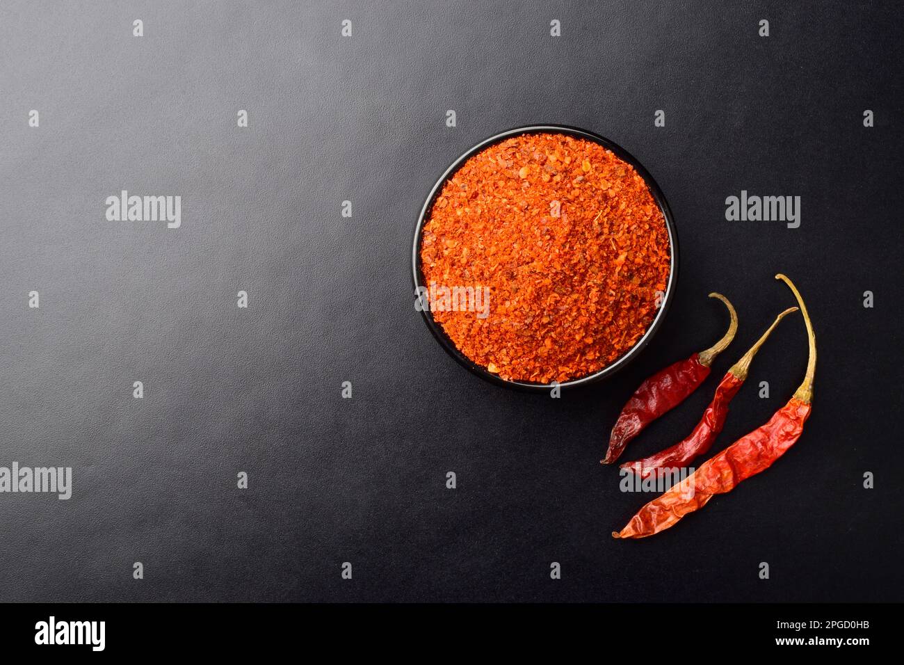 Chilli top view hi-res stock photography and images - Alamy