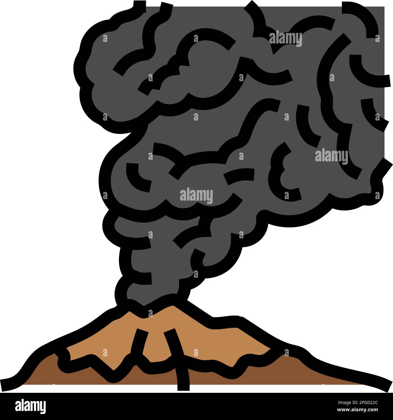 Volcanic eruption clipart hi-res stock photography and images - Alamy