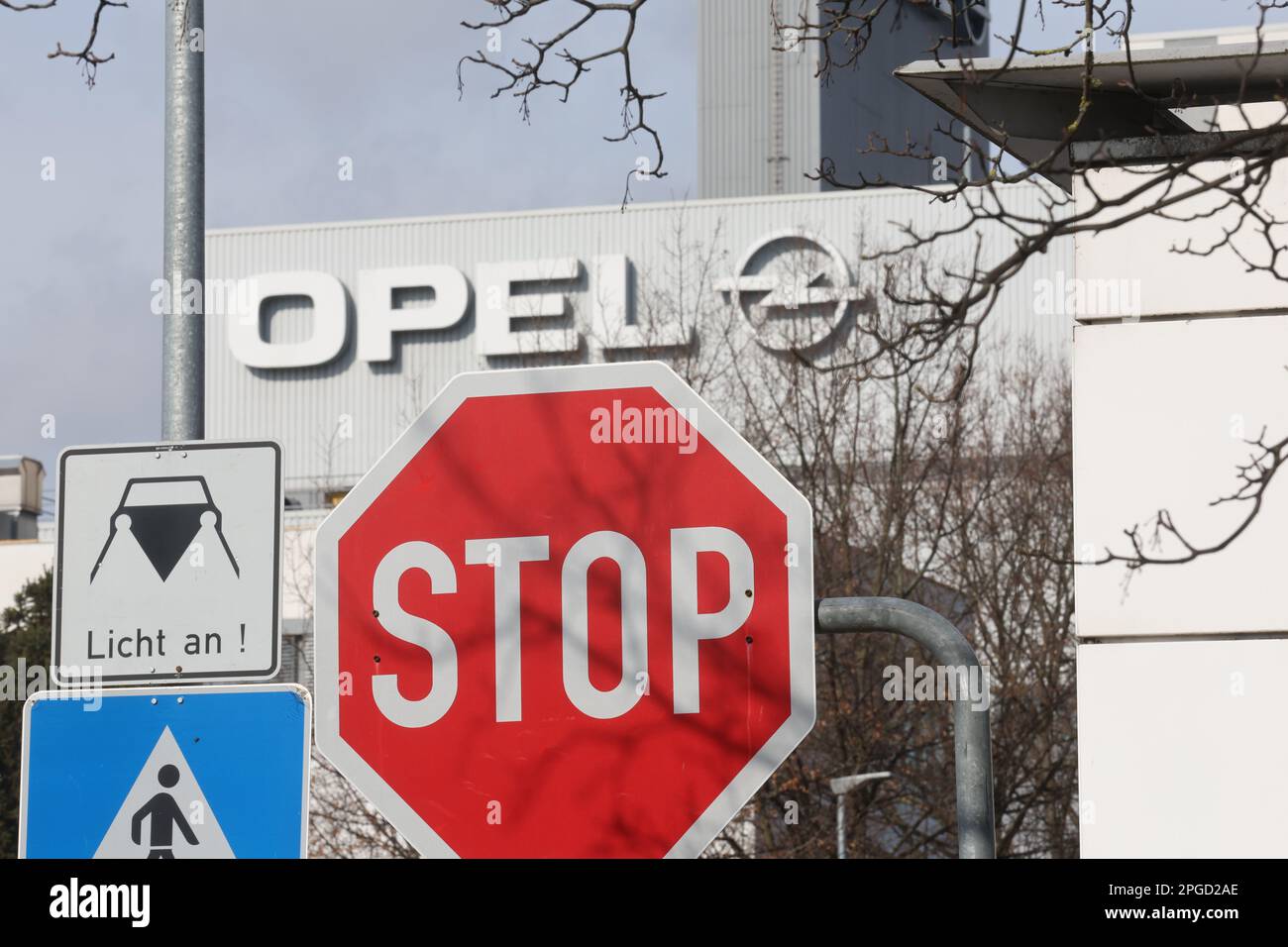 Eisenach, Germany. 22nd Mar, 2023. The Opel plant. On March 22, 2023 ...