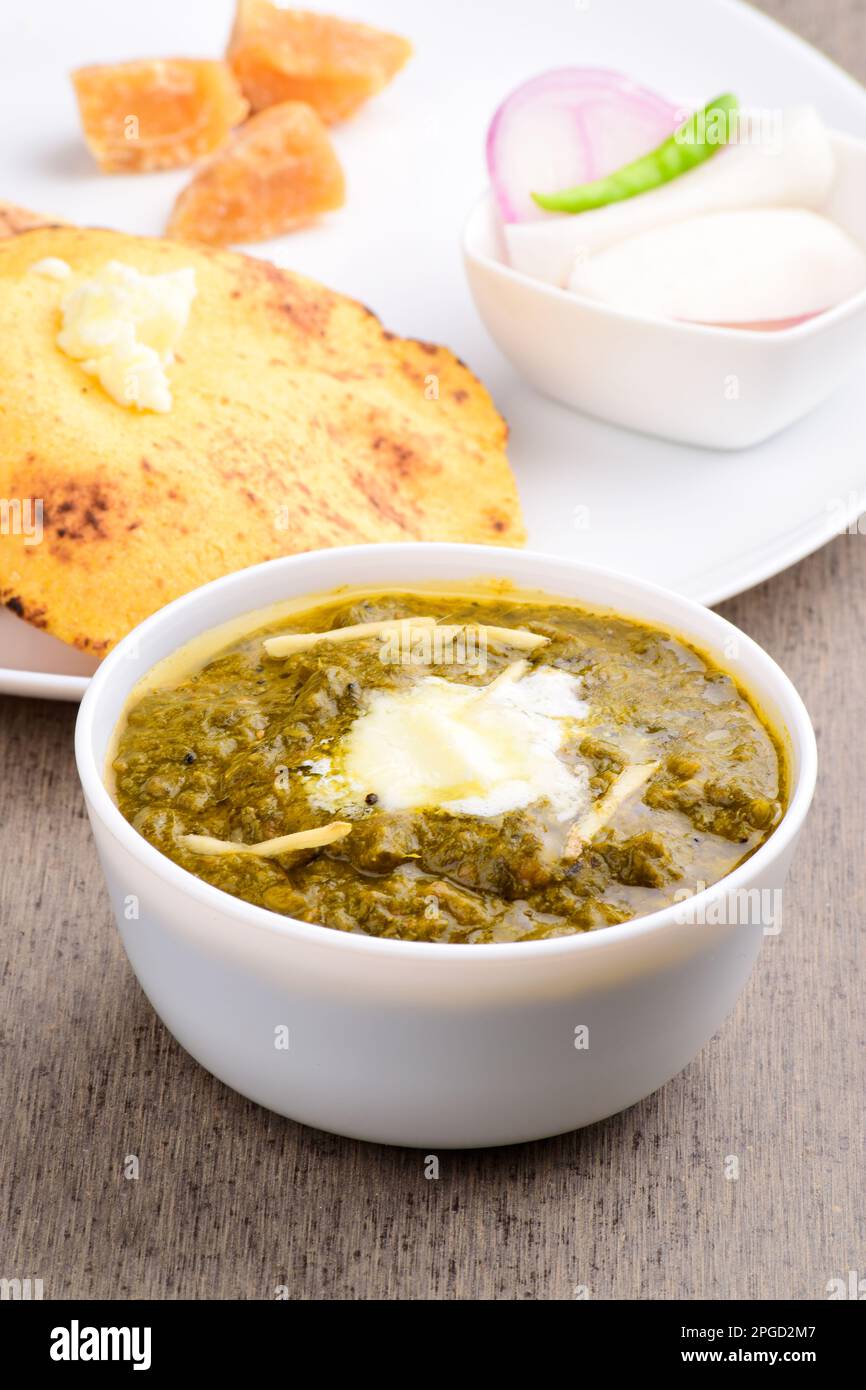 Sarson ka saag hi-res stock photography and images - Alamy