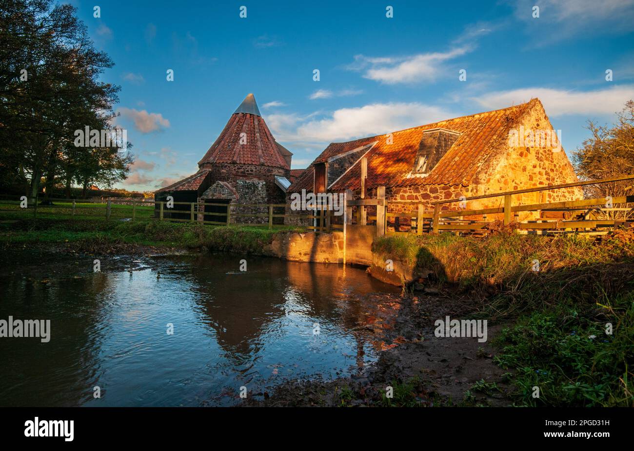 Preston Mill and mill pool the present buildings date from the 18th ...
