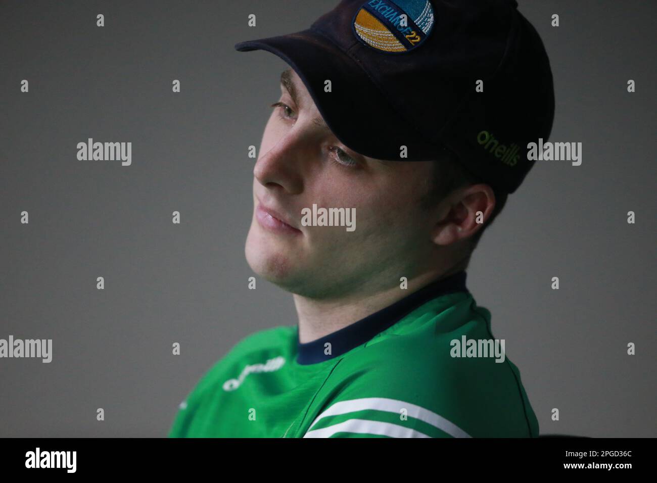 Lorcan Tucker, wicketkeeper batter Ireland attends pre-match press ...