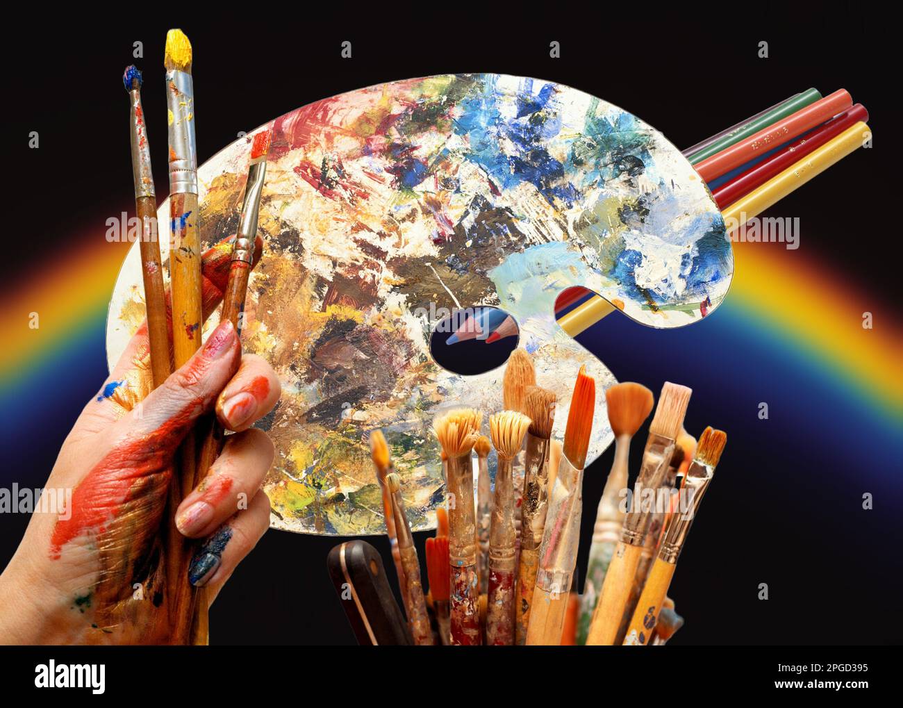 Artistic equipment hi-res stock photography and images - Alamy
