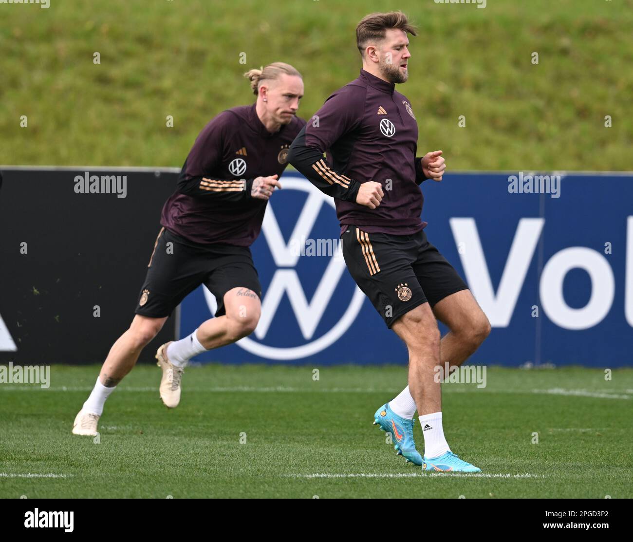 Hesse, Frankfurt/Main. 22 March 2023. Soccer: National team, Germany ...