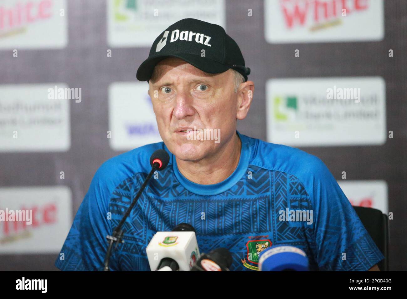 Allan Donald, Bangladesh batting coach attends pre-match press ...