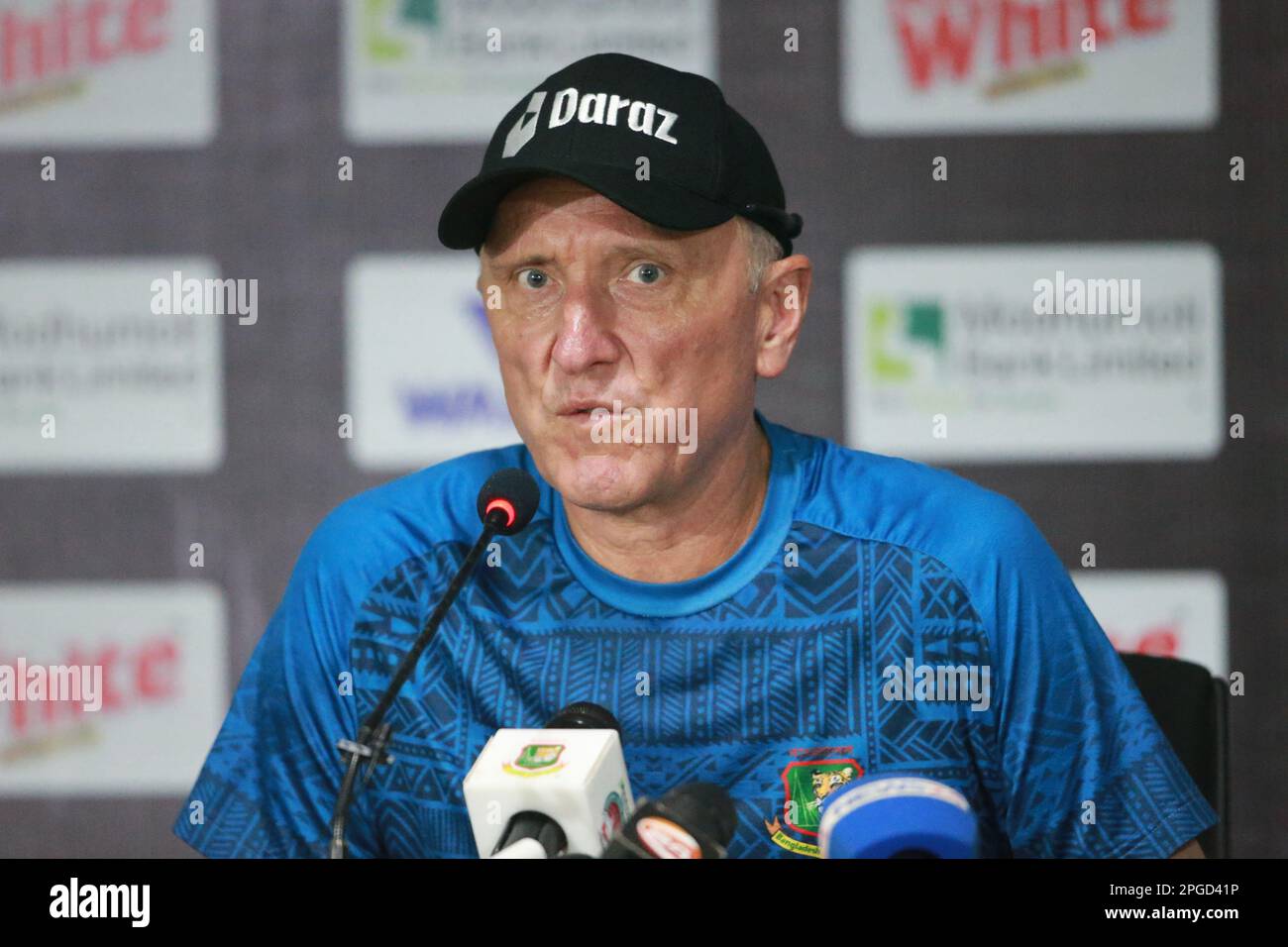 Allan Donald, Bangladesh batting coach attends pre-match press ...