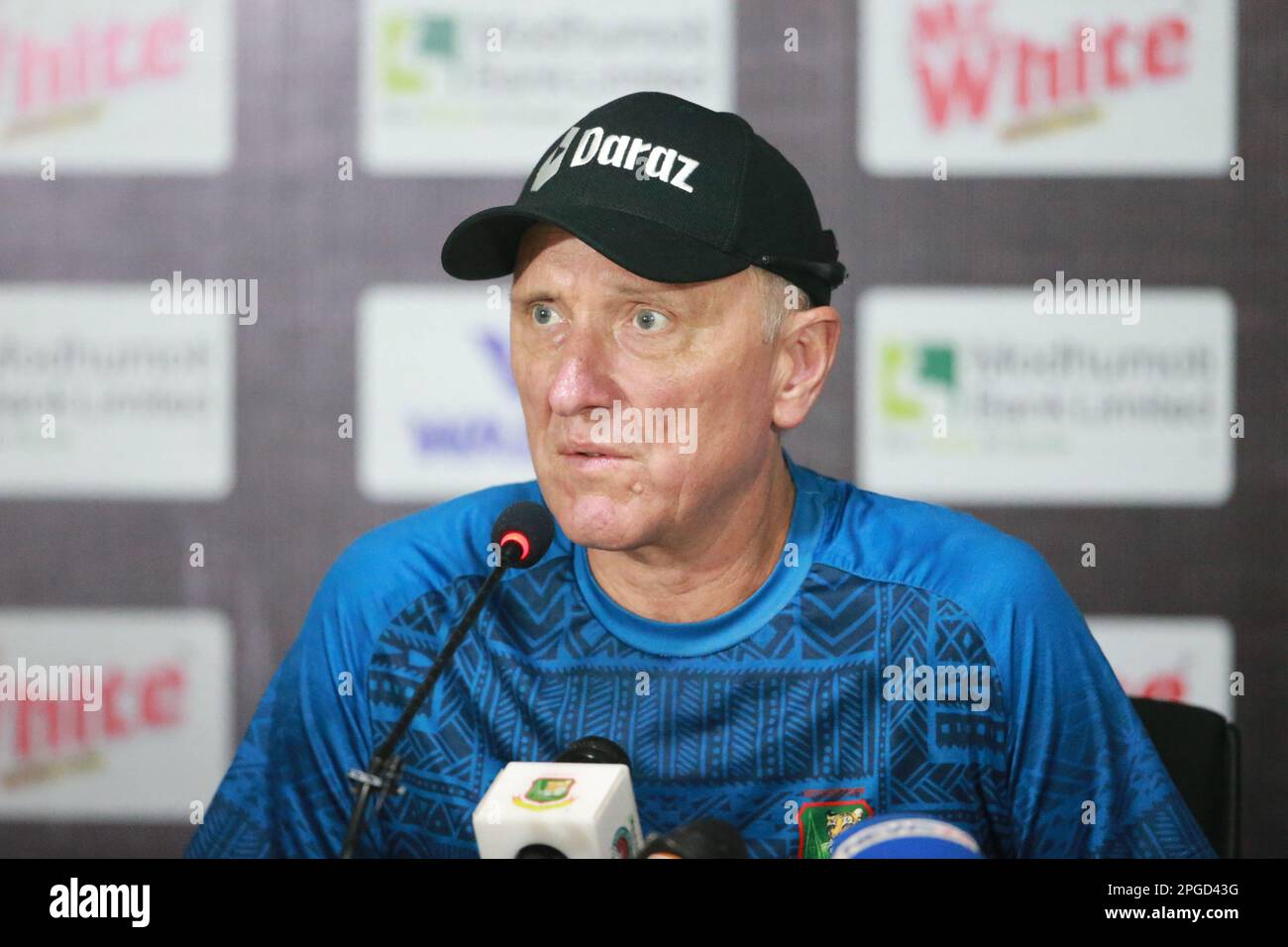 Allan Donald, Bangladesh batting coach attends pre-match press ...