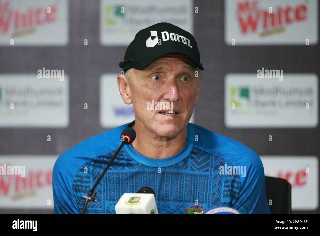 Allan Donald, Bangladesh batting coach attends pre-match press ...