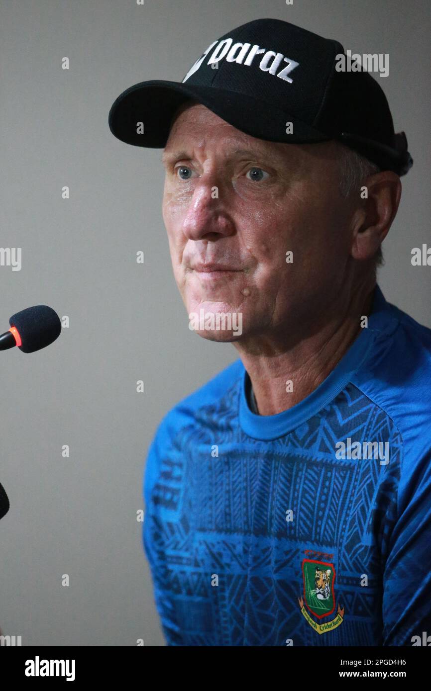 Allan Donald, Bangladesh batting coach attends pre-match press ...