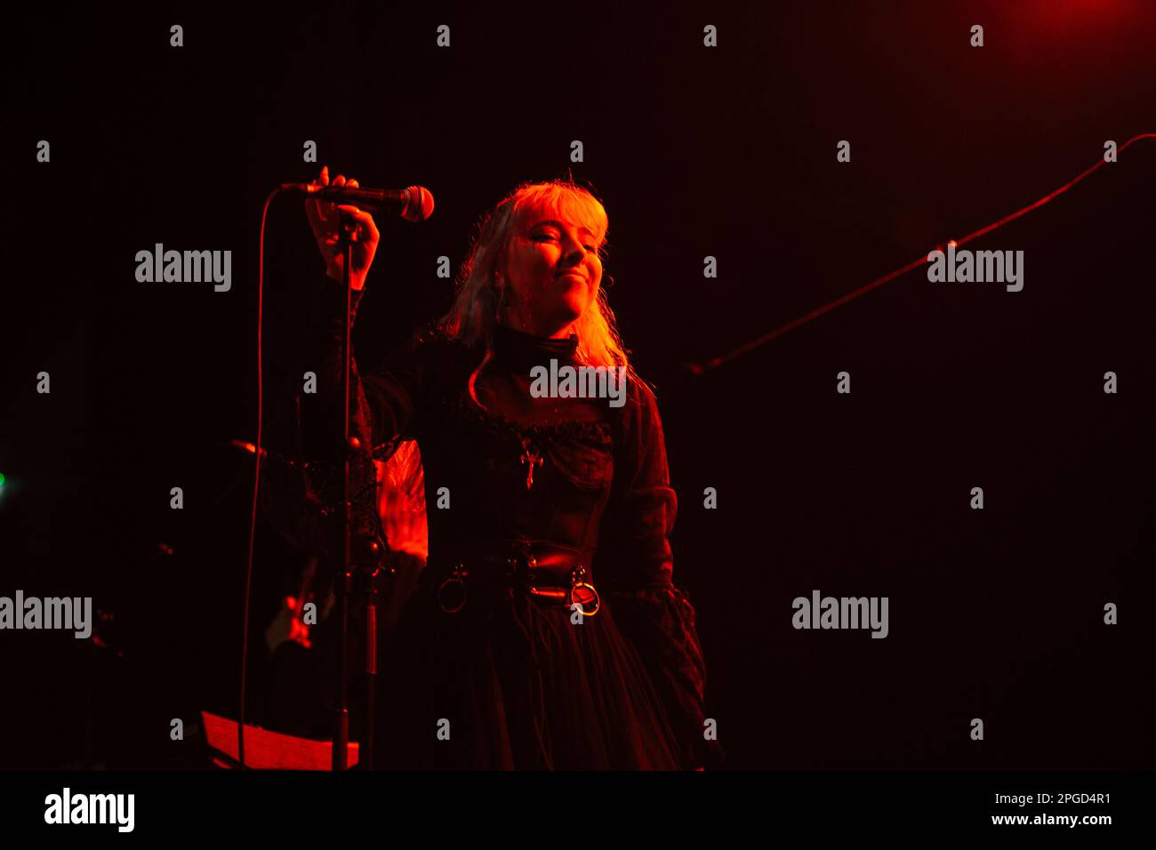 Kaelan Mikla live at the o2 ritz manchester uk, 14th march 2023 Stock ...