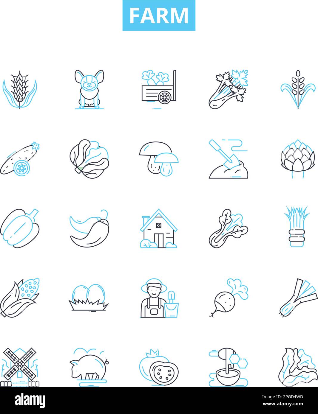 Hay threshing Stock Vector Images - Alamy